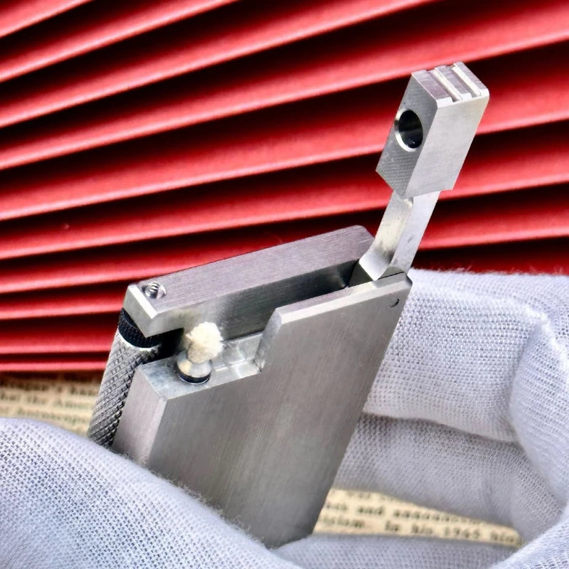 Titanium Alloy Luxury Lift Arm Side Sliding Kerosene Lighter ...