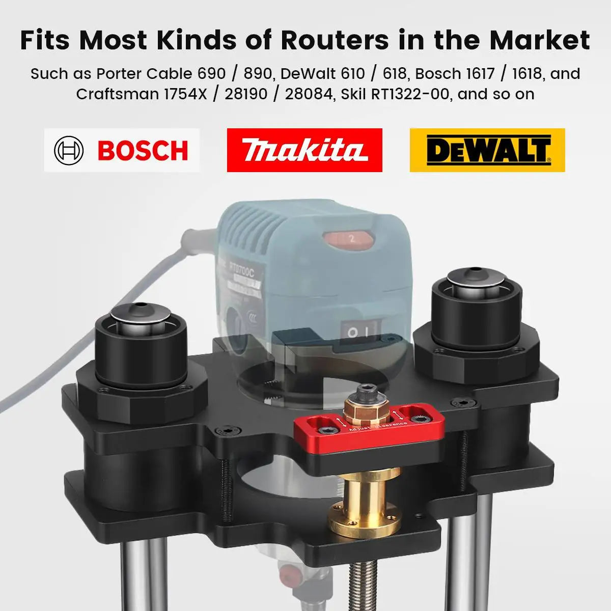 ENJOYWOOD GD7 Pro Router Lift – Precision Lift for 65mm/69mm Wood ...