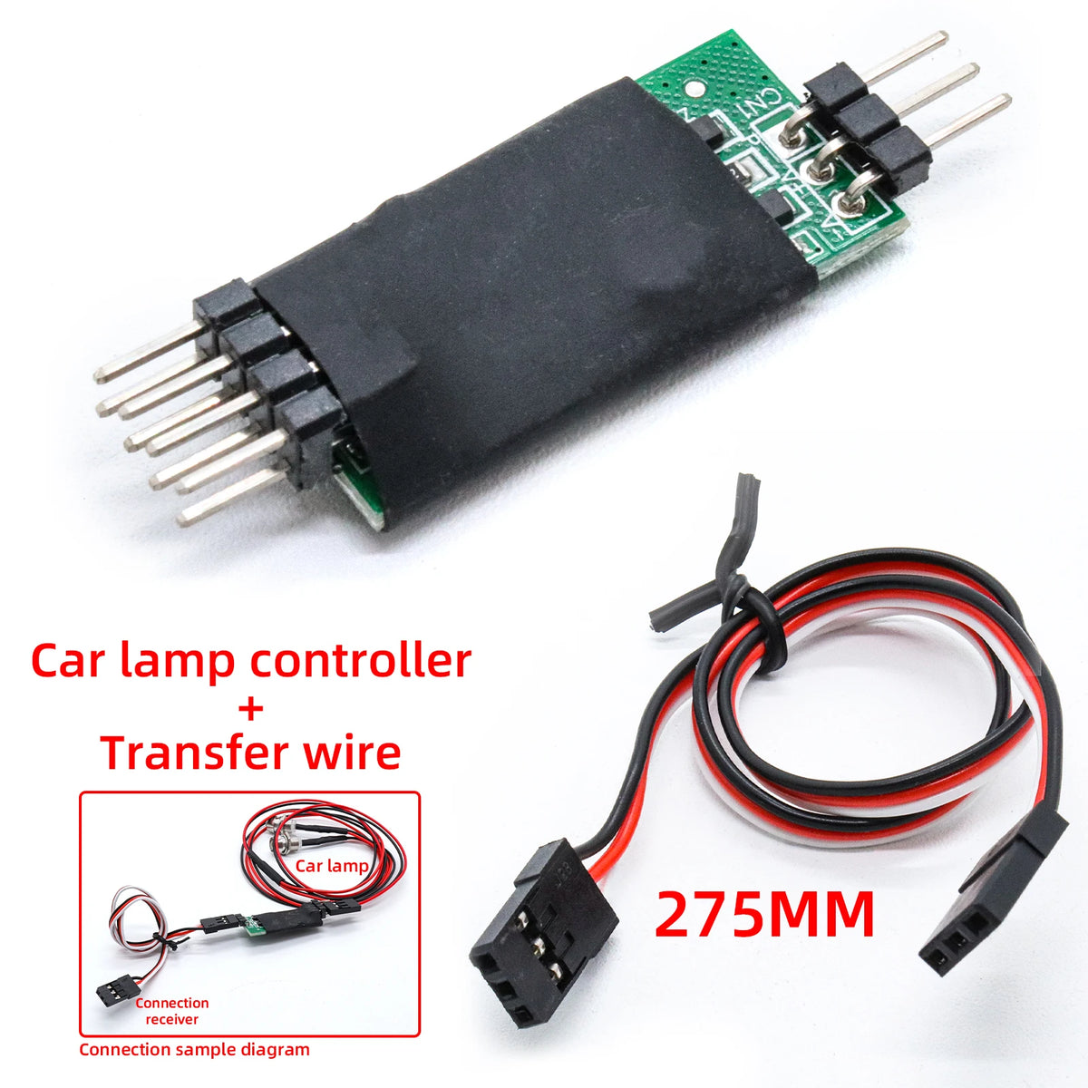 RC Receiver Lights Switch On/Off Control CH3 with Independent Power ...