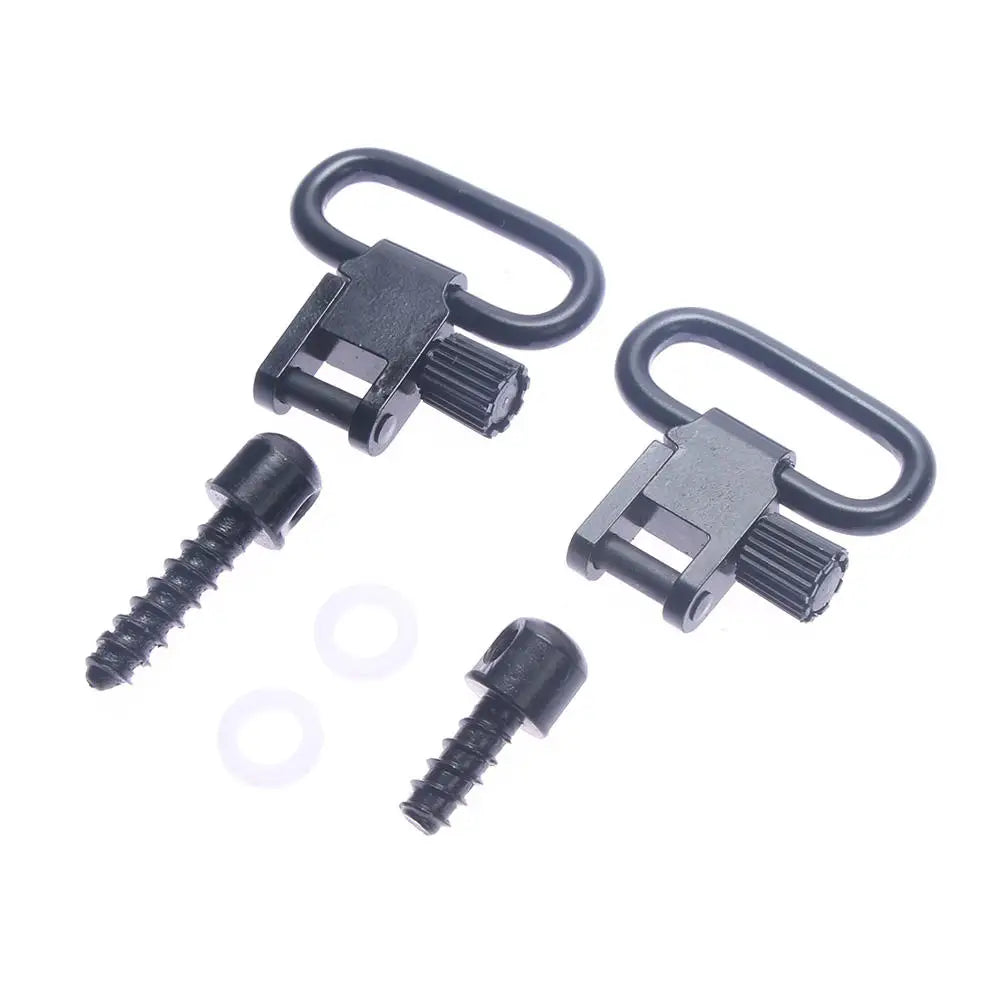 1 Pair Heavy Duty Push Button Quick Detach Sling Swivel Mount Adapters ...