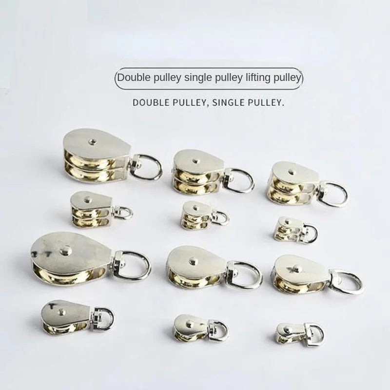 DIY Mini Metal Sheave Zinc Alloy Fixed Pulley – Crown Block, Single ...