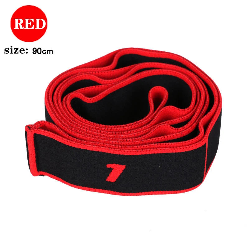 Yoga Pull Strap Belt - Polyester Latex Elastic Stretch Band for Yoga ...