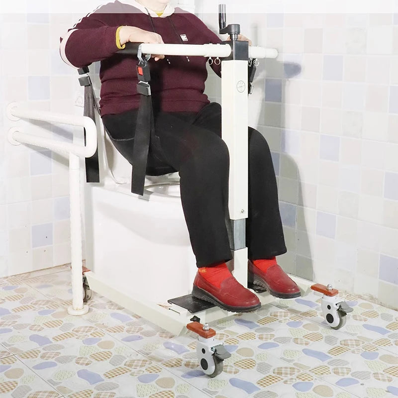 Manual Lift Shift Machine for Bedridden Patients | Adjustable Elderly ...