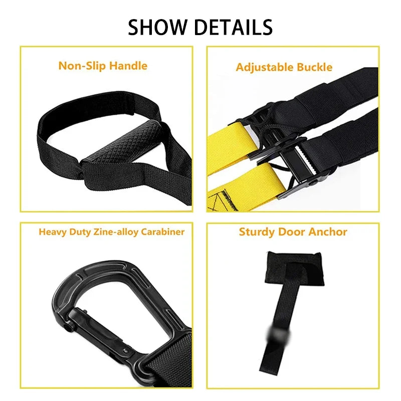 Hanging Training Strap - Adjustable Fitness Band Chest Exercise ...