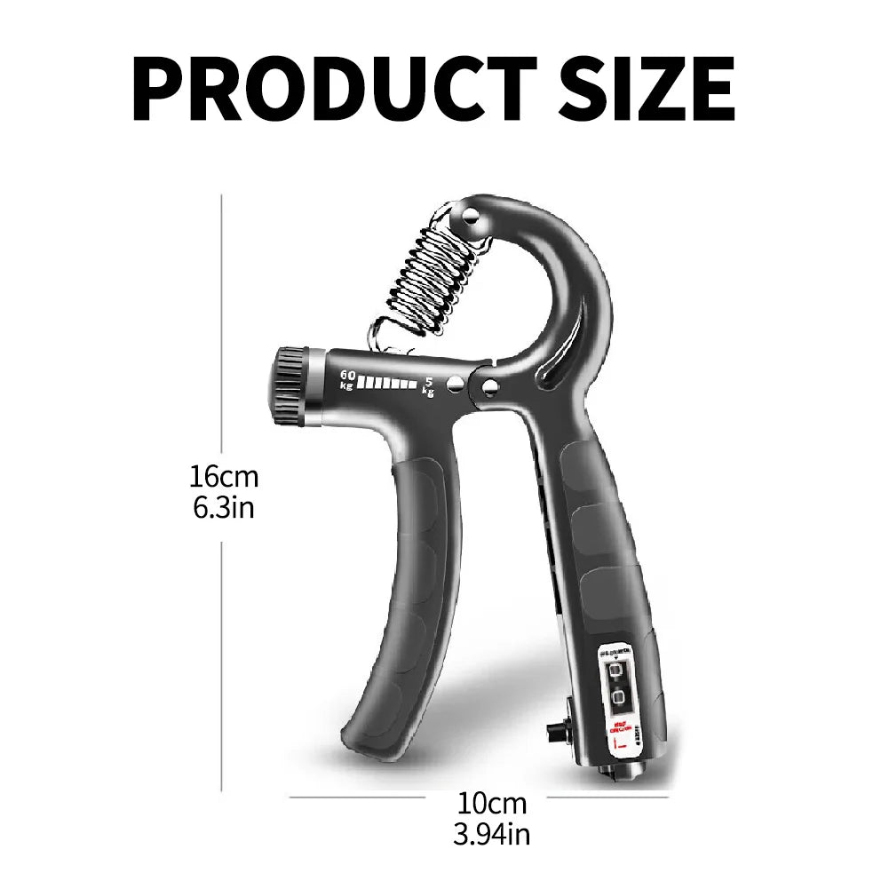 Adjustable R-Type Hand Grip Exerciser | Countable Strengthening Pliers ...