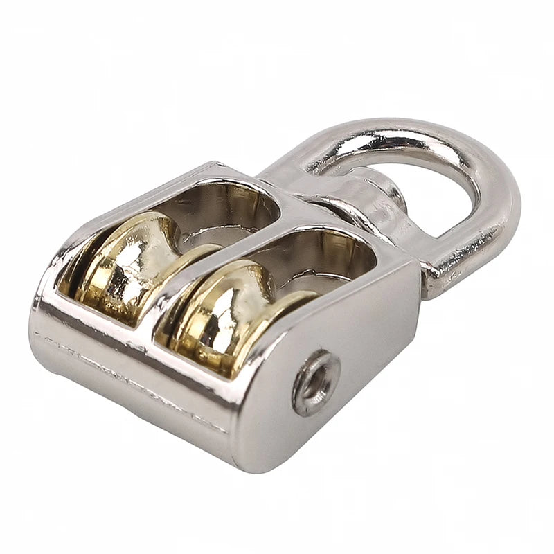 36/52/75mm Metal Sheave Zinc Alloy Fixed Pulley Crown Block And Tackle ...